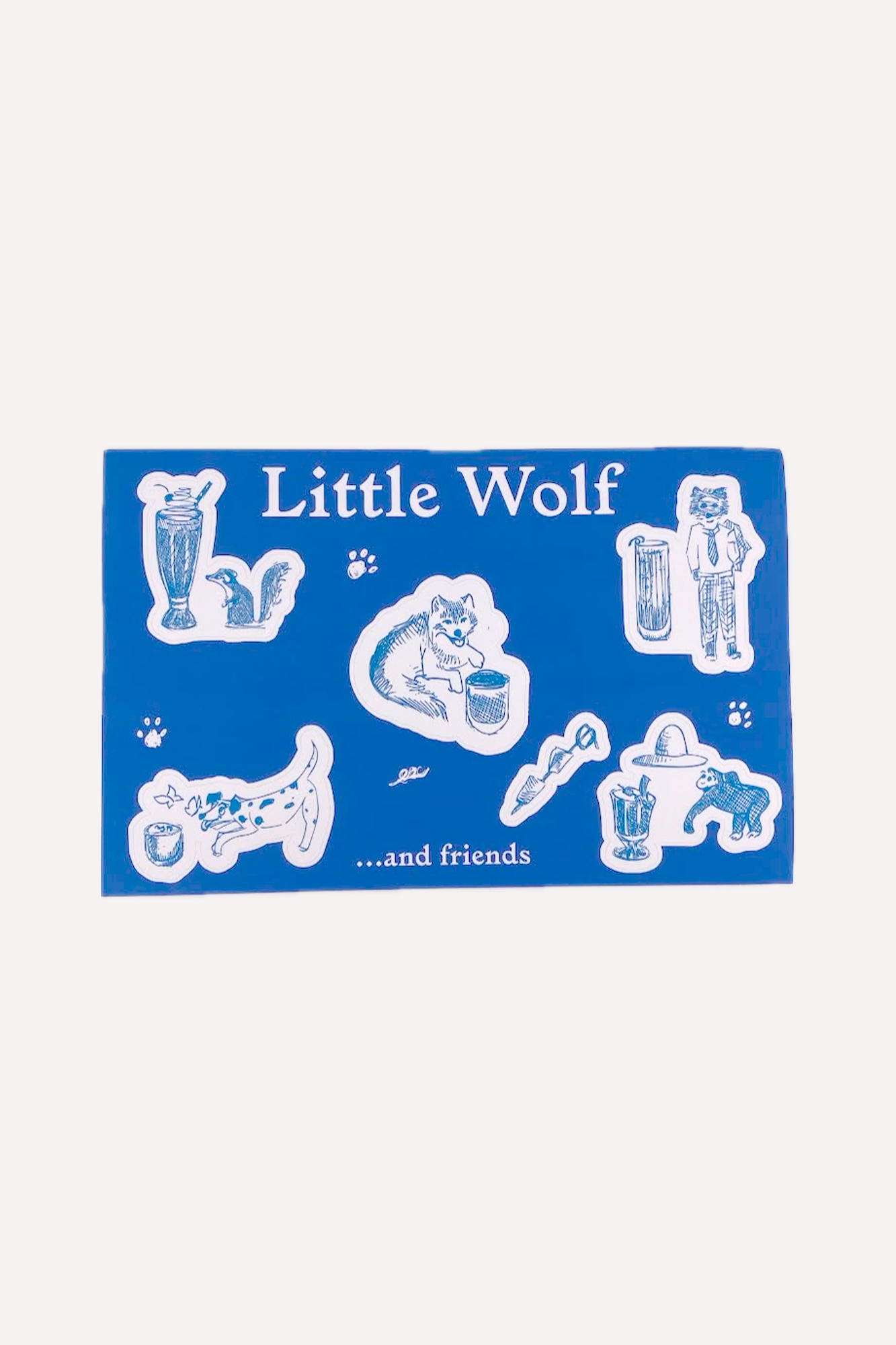 Signature Drinks Sticker Sheet – Little Wolf Coffee